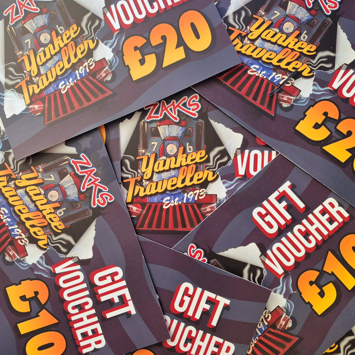 The Yankee Traveller Gift Voucher – Zaks Diners Merch